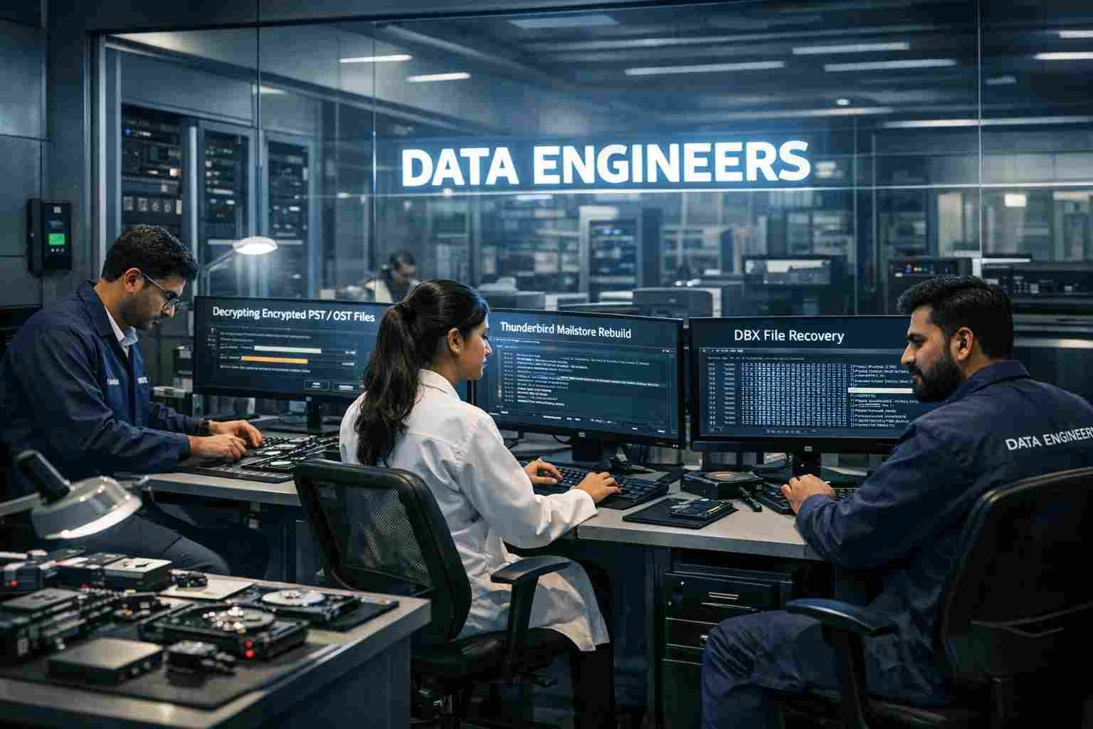 Recover Email Database Passwords: PST, OST & EML